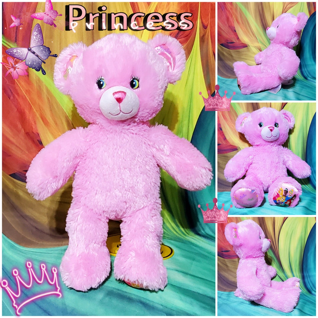 16 Build-a-bear Disney Princess Pink BABW Stuffed Plush Teddy ...