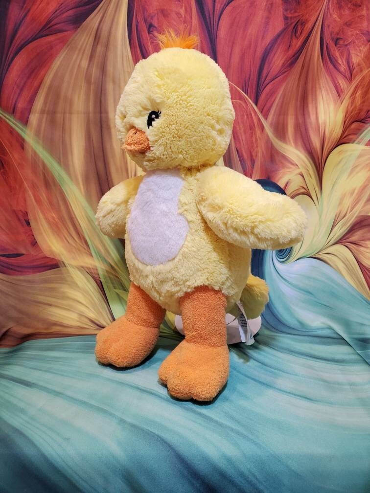 Build A Bear Baby Chick Duck 16” Yellow Orange Plush BABW Stuffed ...