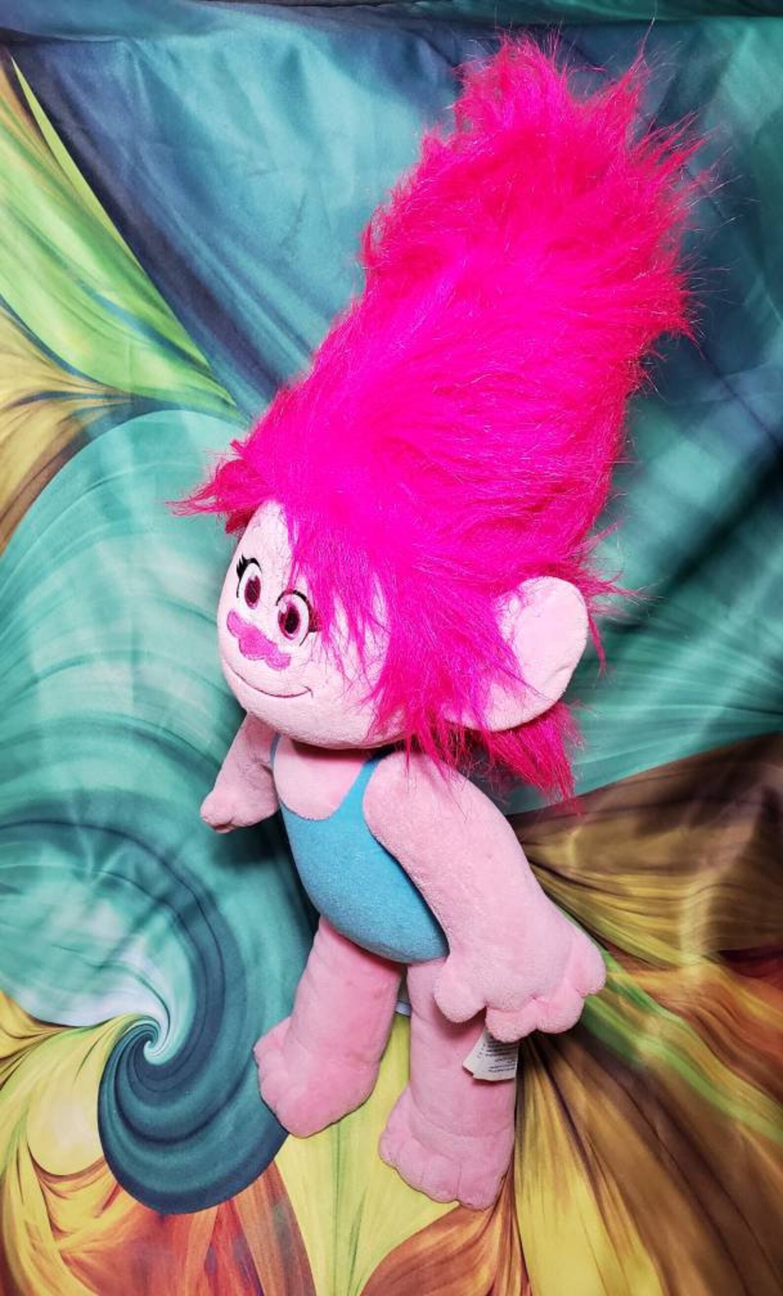 Build A Bear Trolls Poppy Plush BABW Pink Stuffed Girl Rag Doll - Etsy