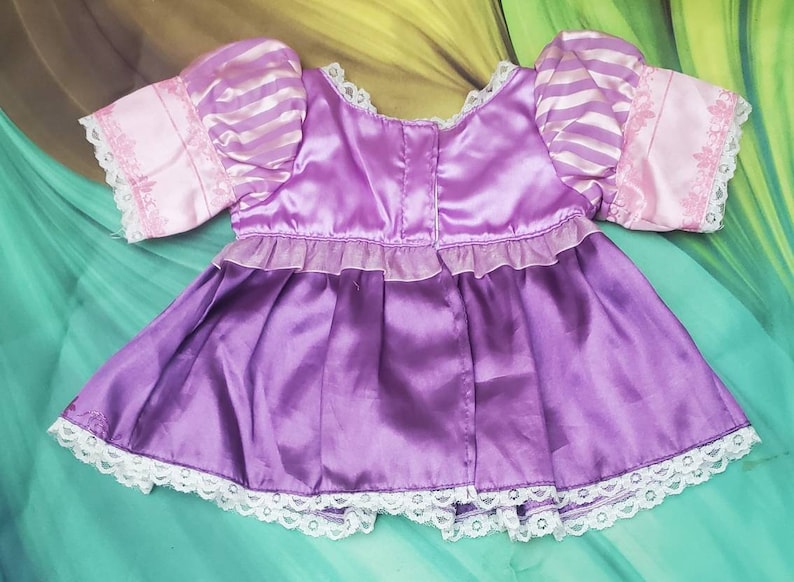 Build A Bear Disney Princess Rapunzel Tangled Purple Gown - Etsy