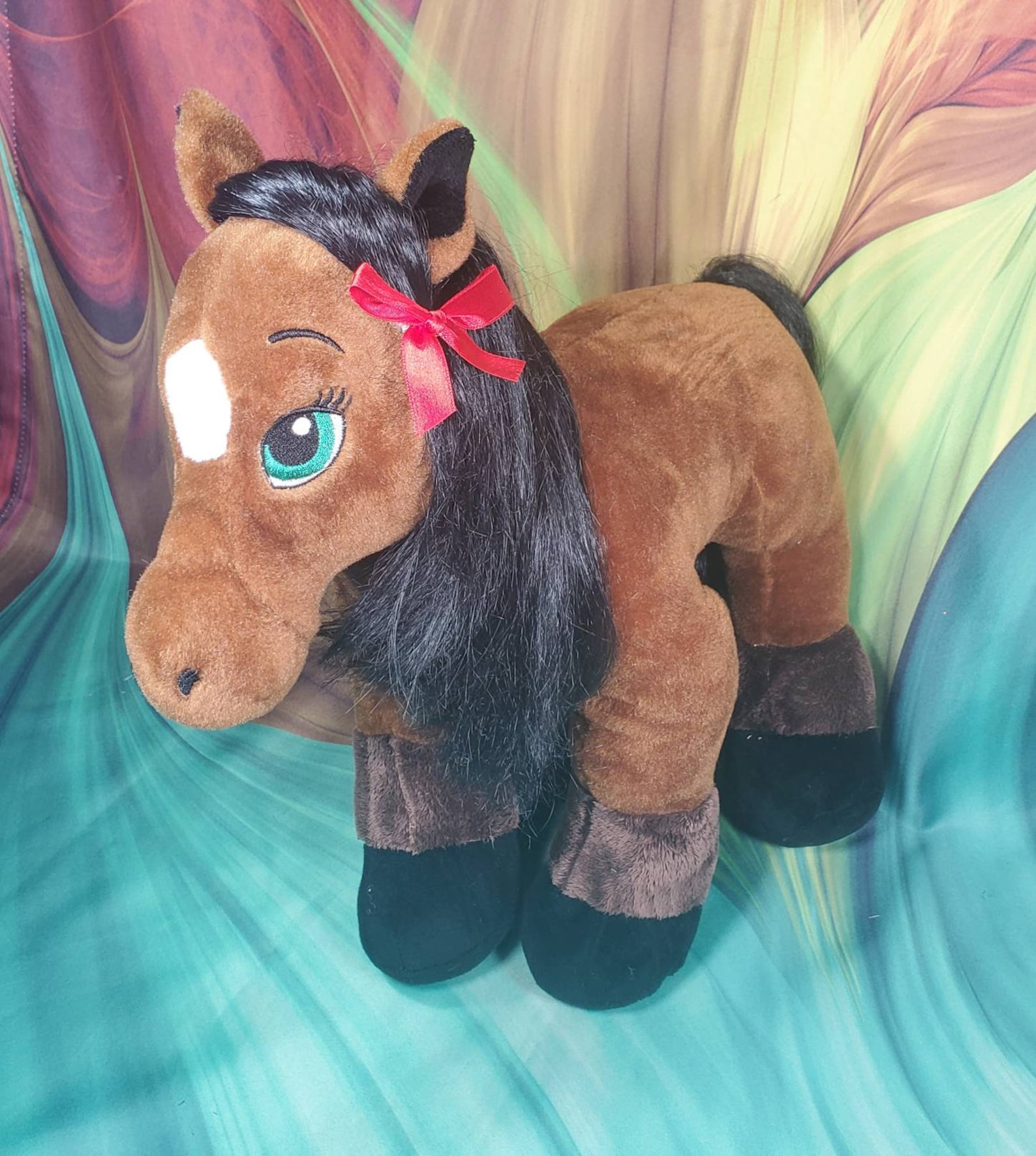 18 Build A Bear Horses & Hearts Bay Thoroughbred Brown | Etsy