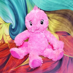Build a Bear Octopus Plush Pink Sparkle 18" Octo Fun BAB Stuffed Toy - Etsy