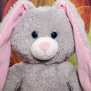 RARE Build-A-Bear Gray Bunny Rabbit Authentic Retired Stuffed | Etsy