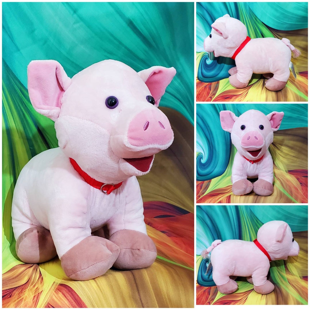Build-a-bear Promise Pets Pink Pig 14" Stuffed Plush Charlotte's Web ...