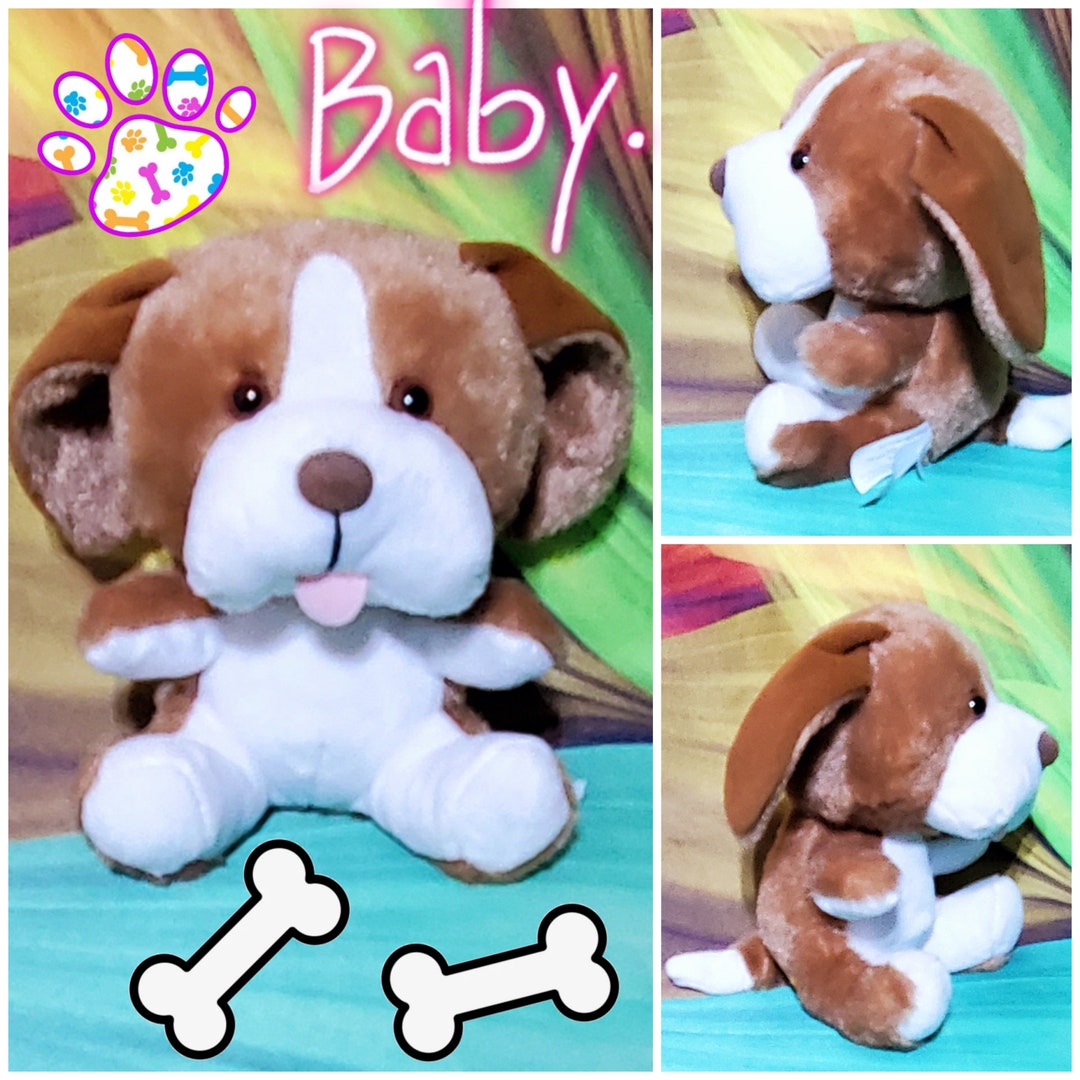 Build A Bear Beagle Puppy Dog 8" Stuffed Plush Brown White Lovey Baby ...