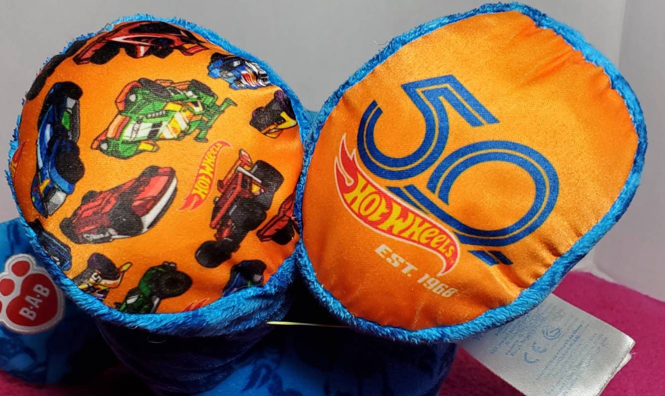 17 Build a Bear Hot Wheels Teddy Plush Blue 50 Year - Etsy