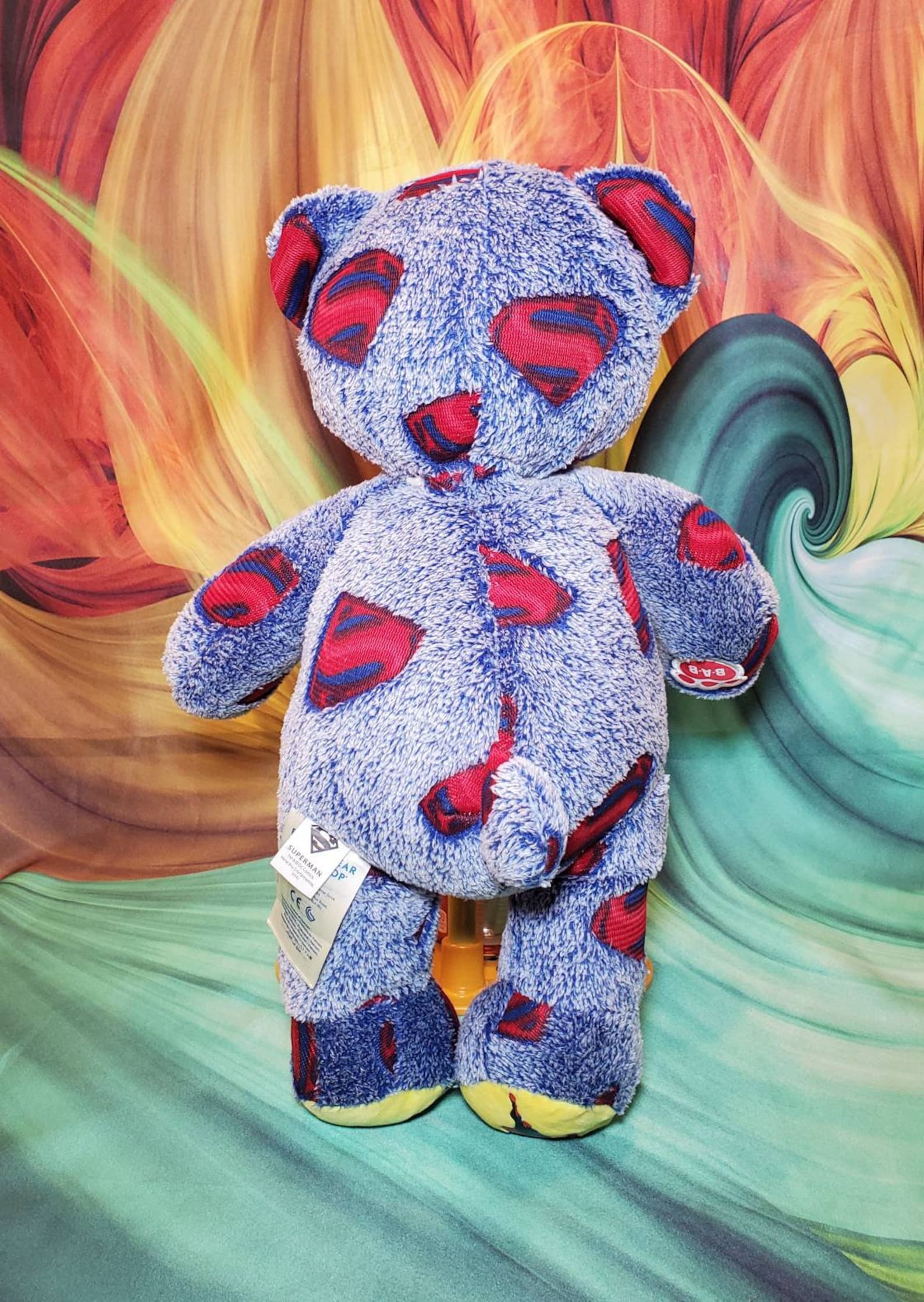 16" Build a Bear Superman DC Comics Hero Man of Steel BABW Stuffed ...