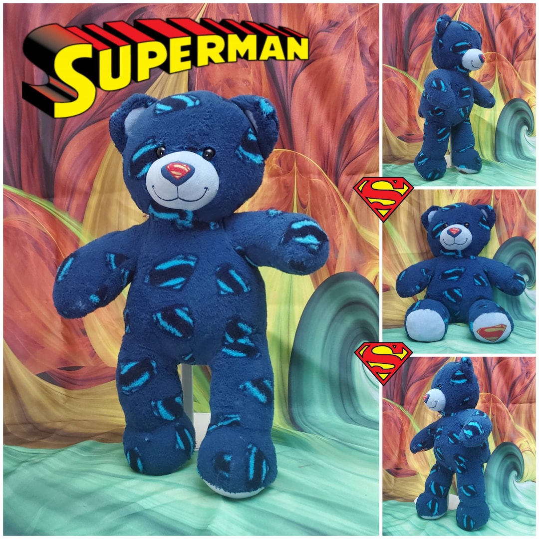 16 Build a Bear Superman DC Comics Hero Man of Steel - Etsy