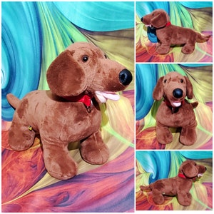 Build a Bear Dachshund Weiner Dog Stuffed Puppy Plush Brown 18" Datsun ...