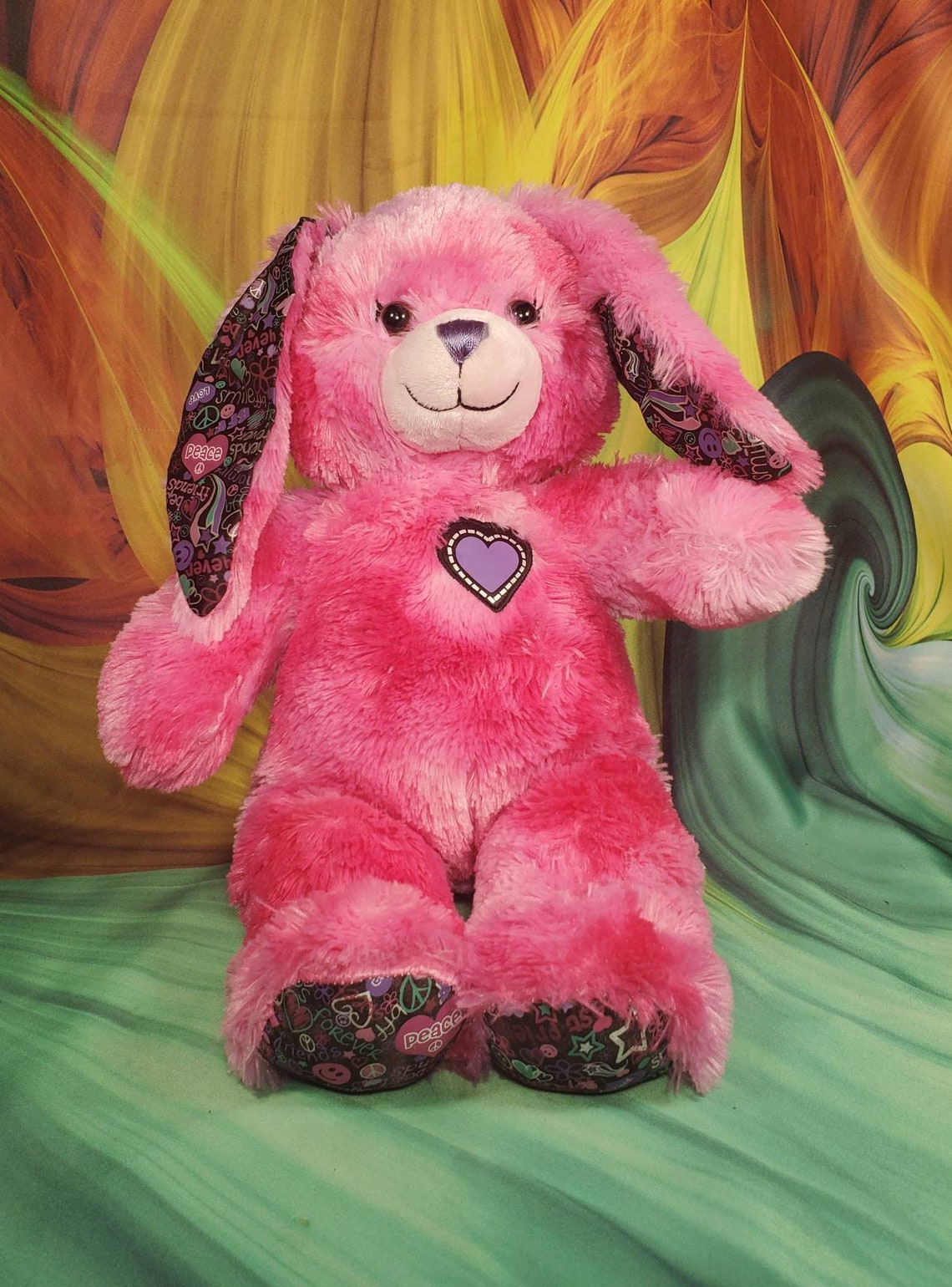 Build-a-bear BFF Best Friends Forever Heart Easter Bunny - Etsy