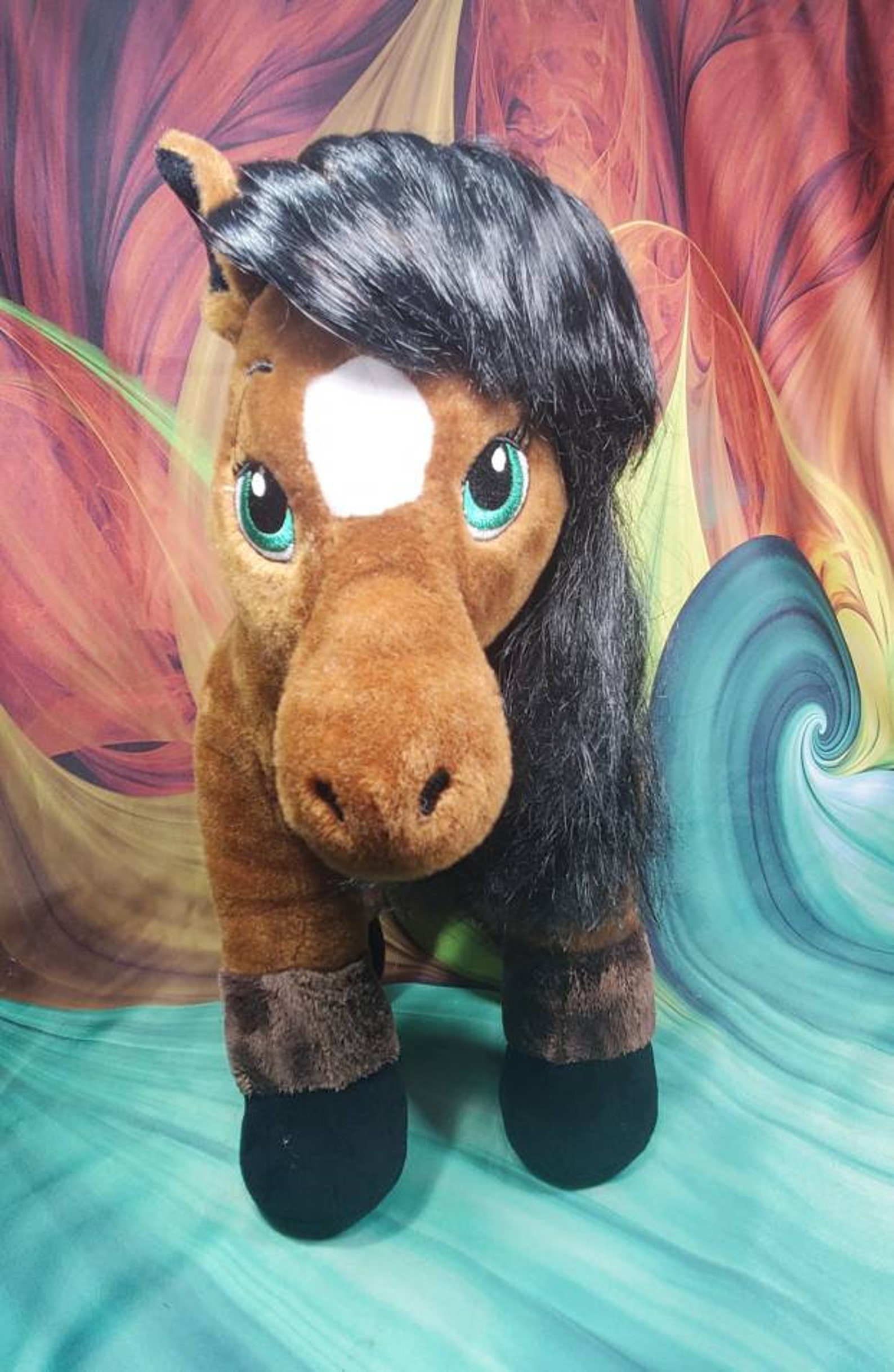 18 Build A Bear Horses & Hearts Bay Thoroughbred Brown | Etsy