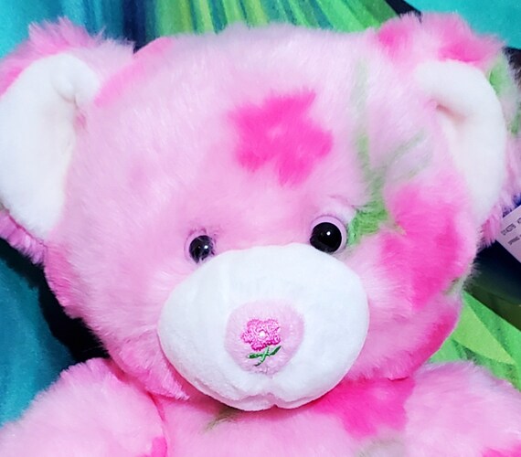 Teddy Bear Pictures With Flowers In Pink Colour