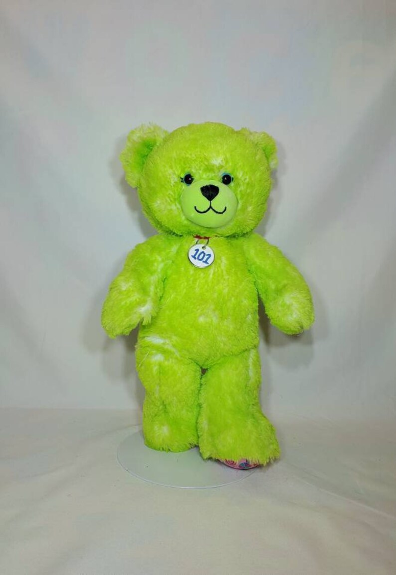 Build a Bear CANDY POP Green Bear Plush RETIRED 16 Stuffed - Etsy