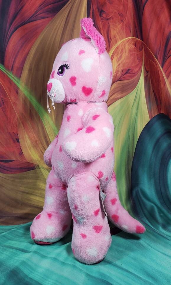 17 Build A Bear Huggable Hearts Pink Kitty Cat Plush BABW | Etsy