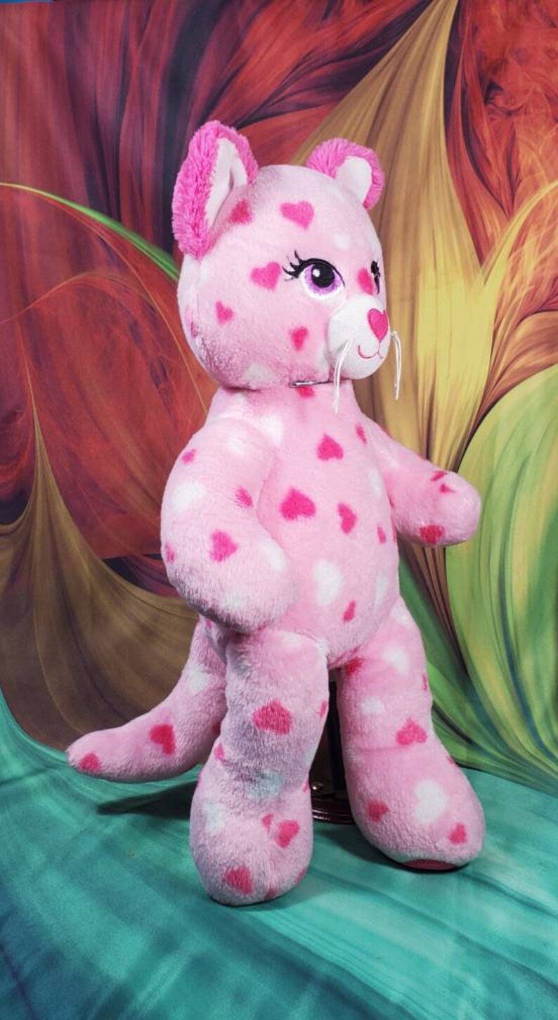 17 Build A Bear Huggable Hearts Pink Kitty Cat Plush BABW - Etsy