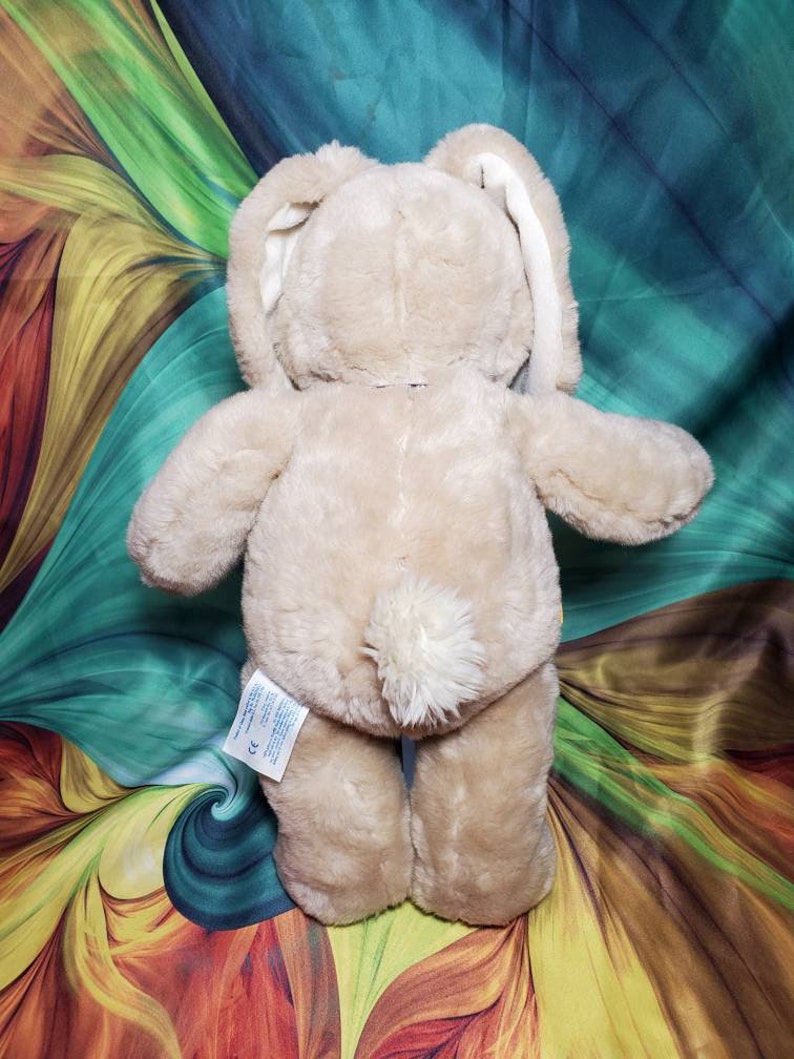 RARE Build A Bear Bunny Rabbit Tan Cream Brown BABW Plush Pink | Etsy