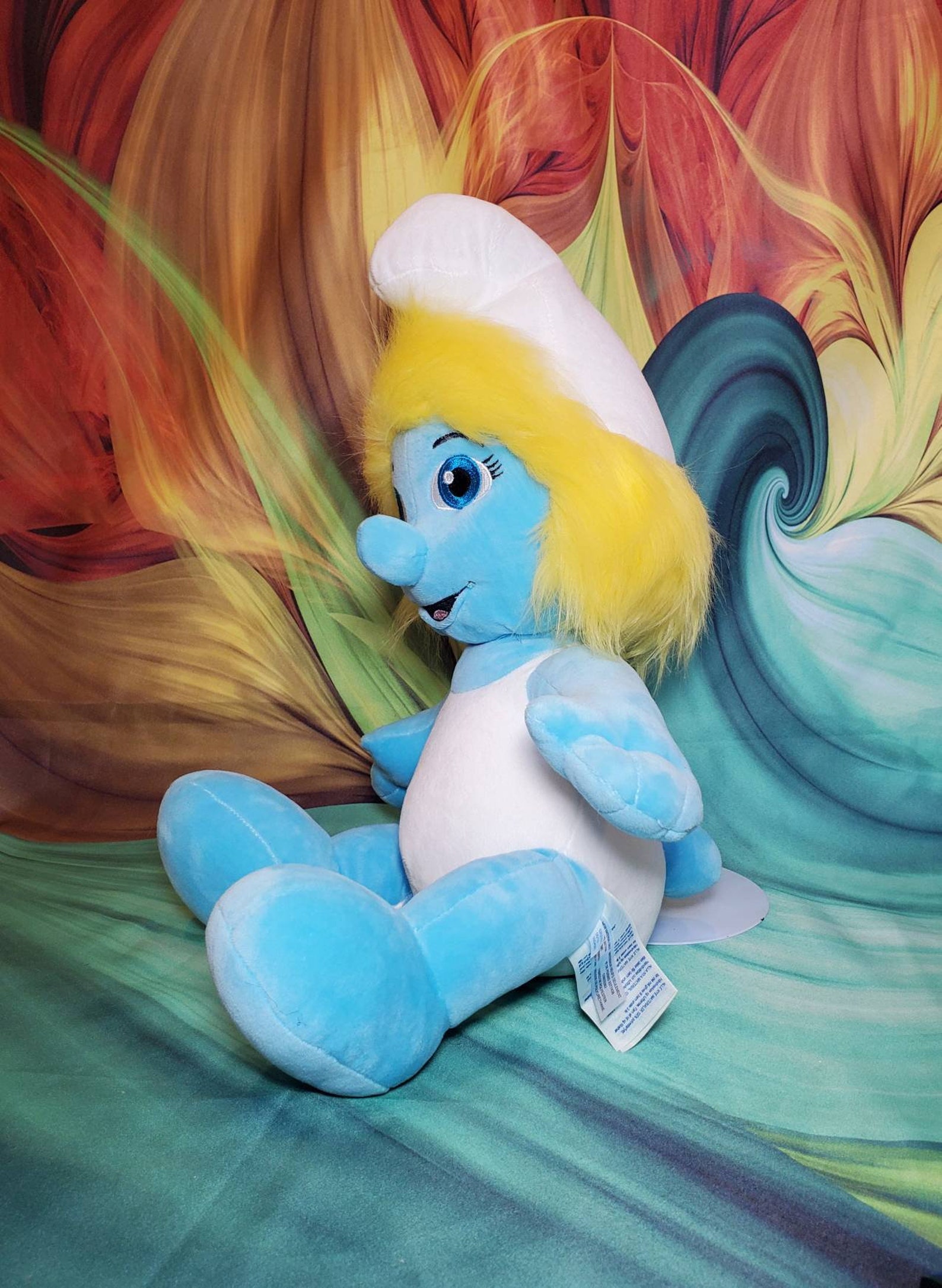 Build A Bear Smurfette Doll 18 Plush Girl Smurf BABW Stuffed - Etsy
