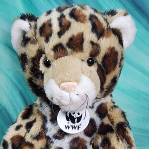 16" Build-a-bear WWF Cheetah Leopard Cat Plush BABW Stuffed World ...