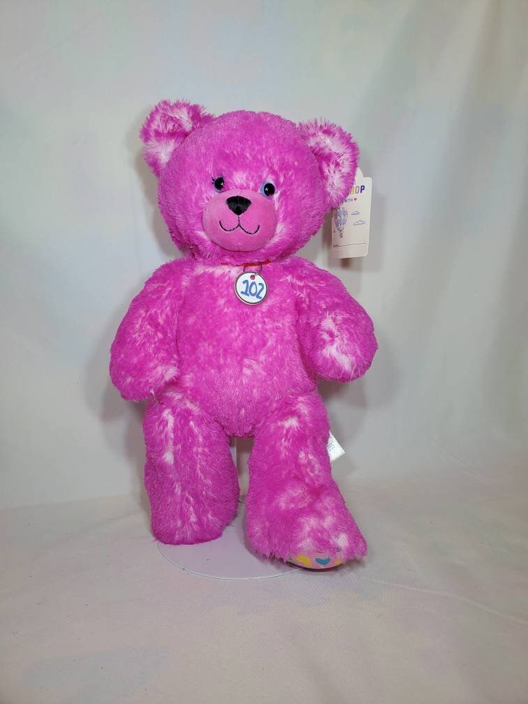 Build a Bear CANDY POP Pink Bear Plush RETIRED 16 Stuffed | Etsy