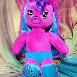 Build A Bear Honey Girls Risa Pink Bunny Rabbit Rock Star 2017 BABW HG ...