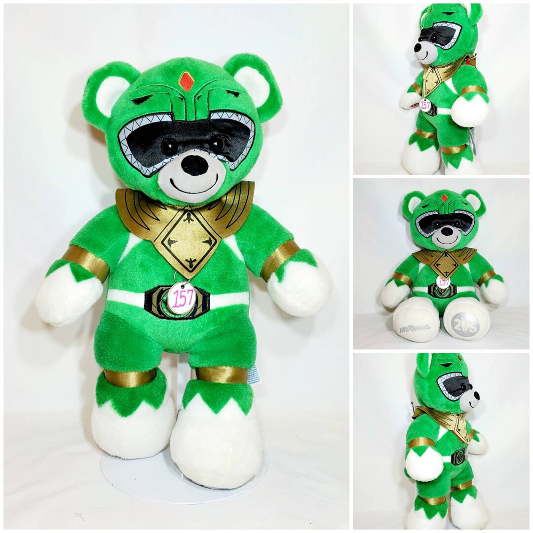 Build A Bear Green Power Rangers Plush Saban Doll Limited - Etsy