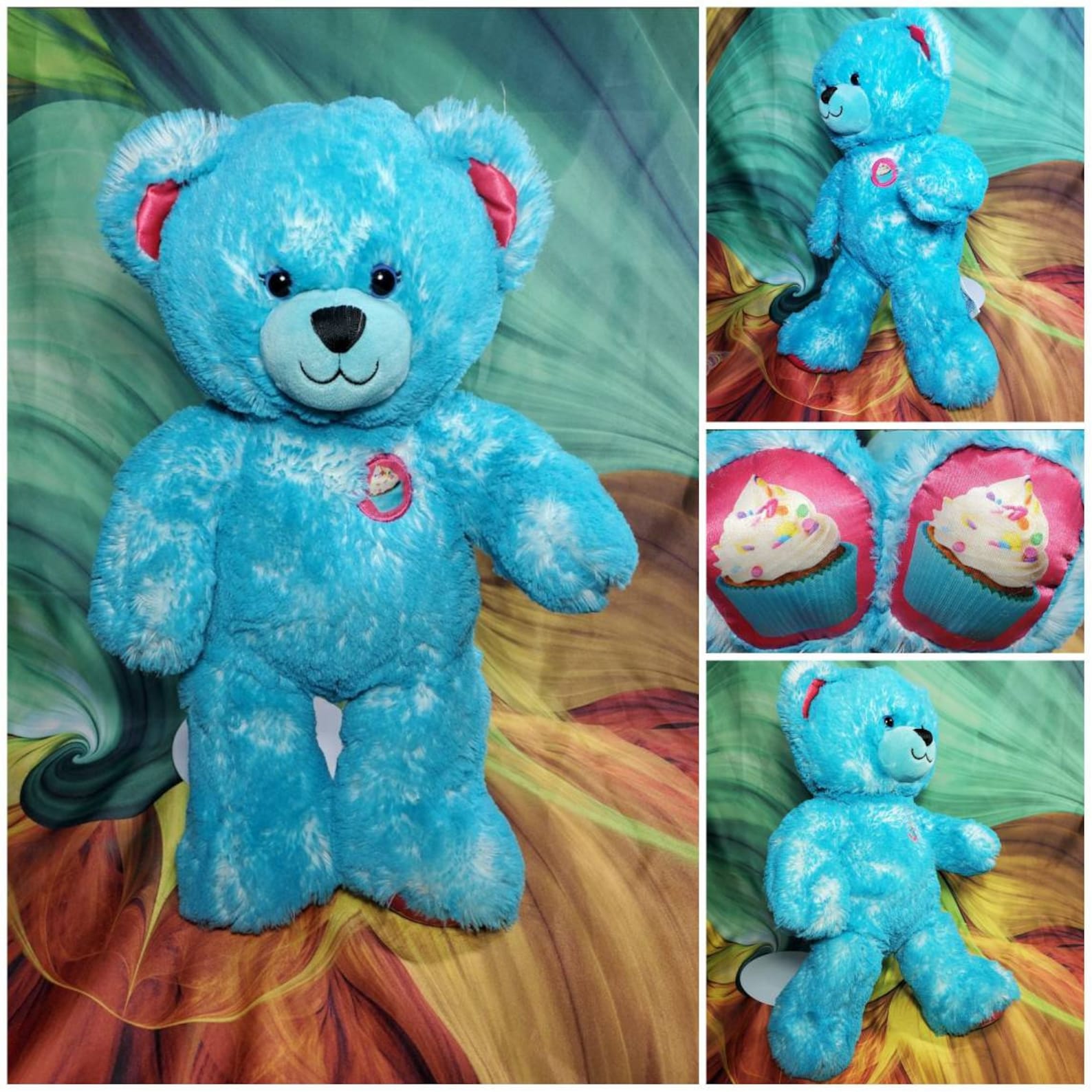 16 Build A Bear Blue Bear Cupcake Sprinkles Turquoise | Etsy