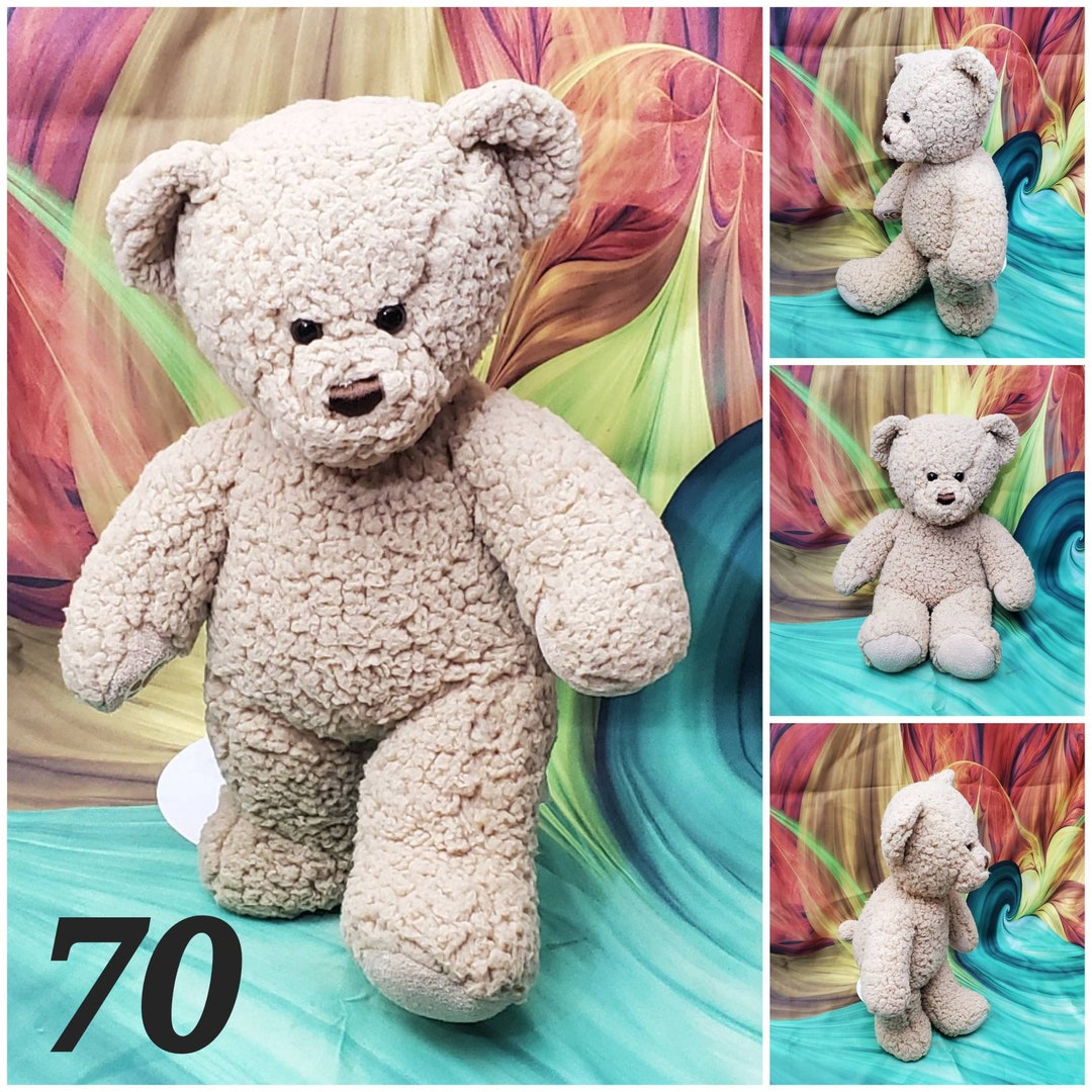 Original Build A Bear Vintage Classic Brown Teddy 16" Stuffed BAB Plush ...