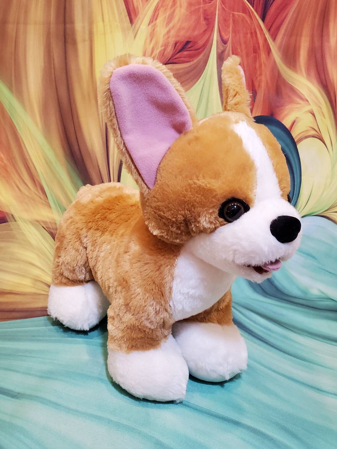 RARE Build A Bear Corgi Puppy Dog 15" Plush Promise Pets Brown White ...