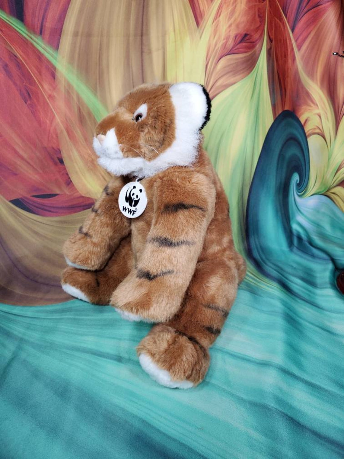 VINTAGE Build a Bear WWF Bengal Tiger Wildlife Fund Stuffed Plush 12 ...