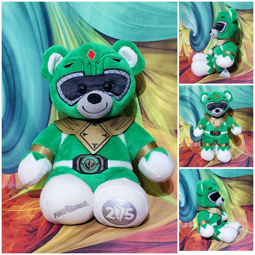 Build A Bear Green Power Rangers Plush Saban Doll Limited Edition 2017 ...