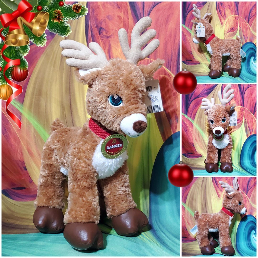Build A Bear Reindeer Merry Mission Santa’s Christmas 16" Stuffed Plush ...