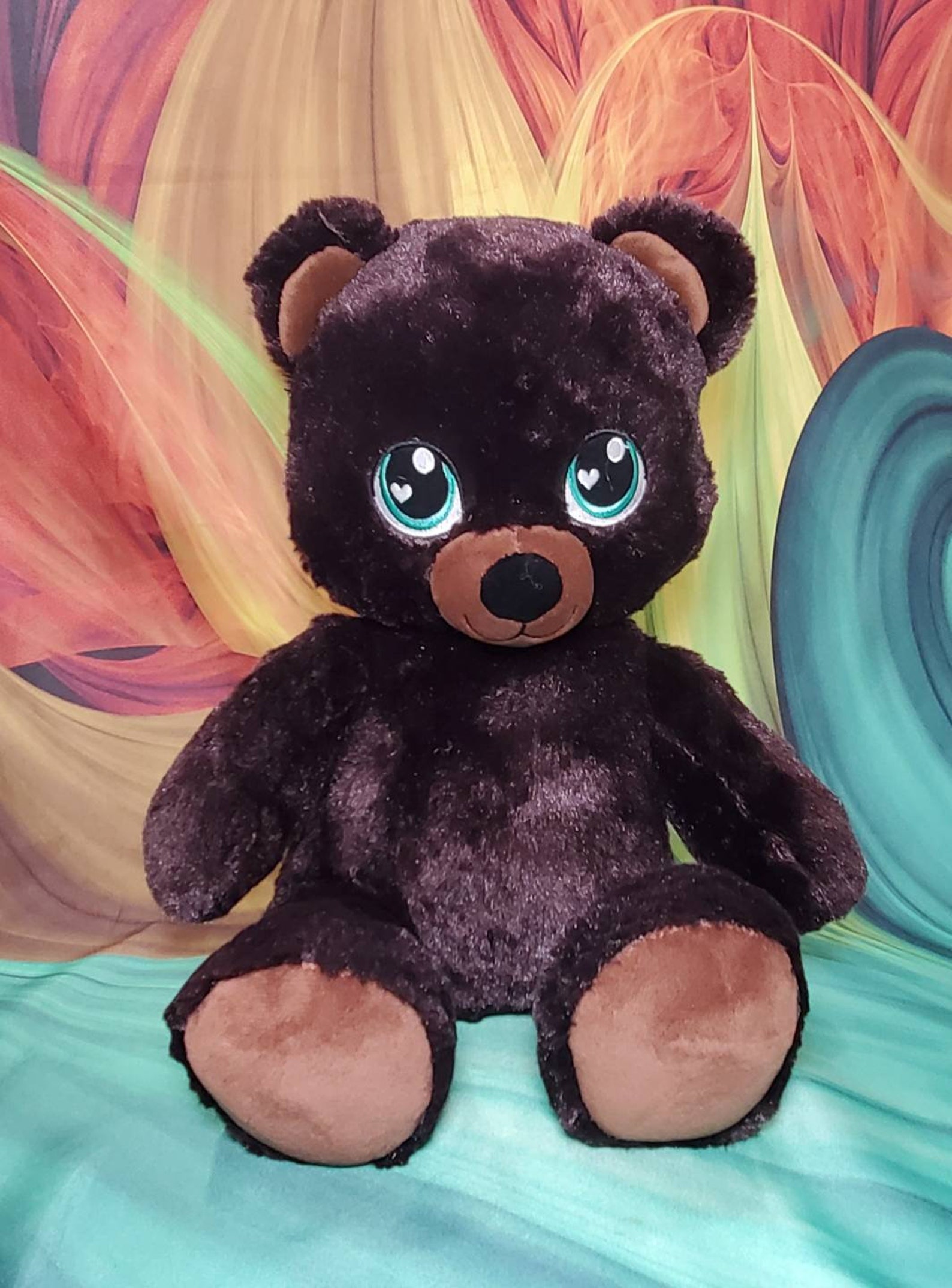 Build A Bear Dark Chocolate Brown Teddy Sweet Scent BAB Plush | Etsy