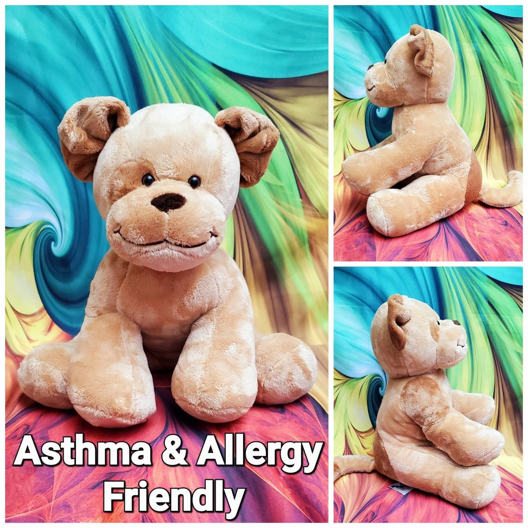 Build A Bear Velvet Hugs Puppy Dog Plush Brown Allergy Asthma Friendly ...