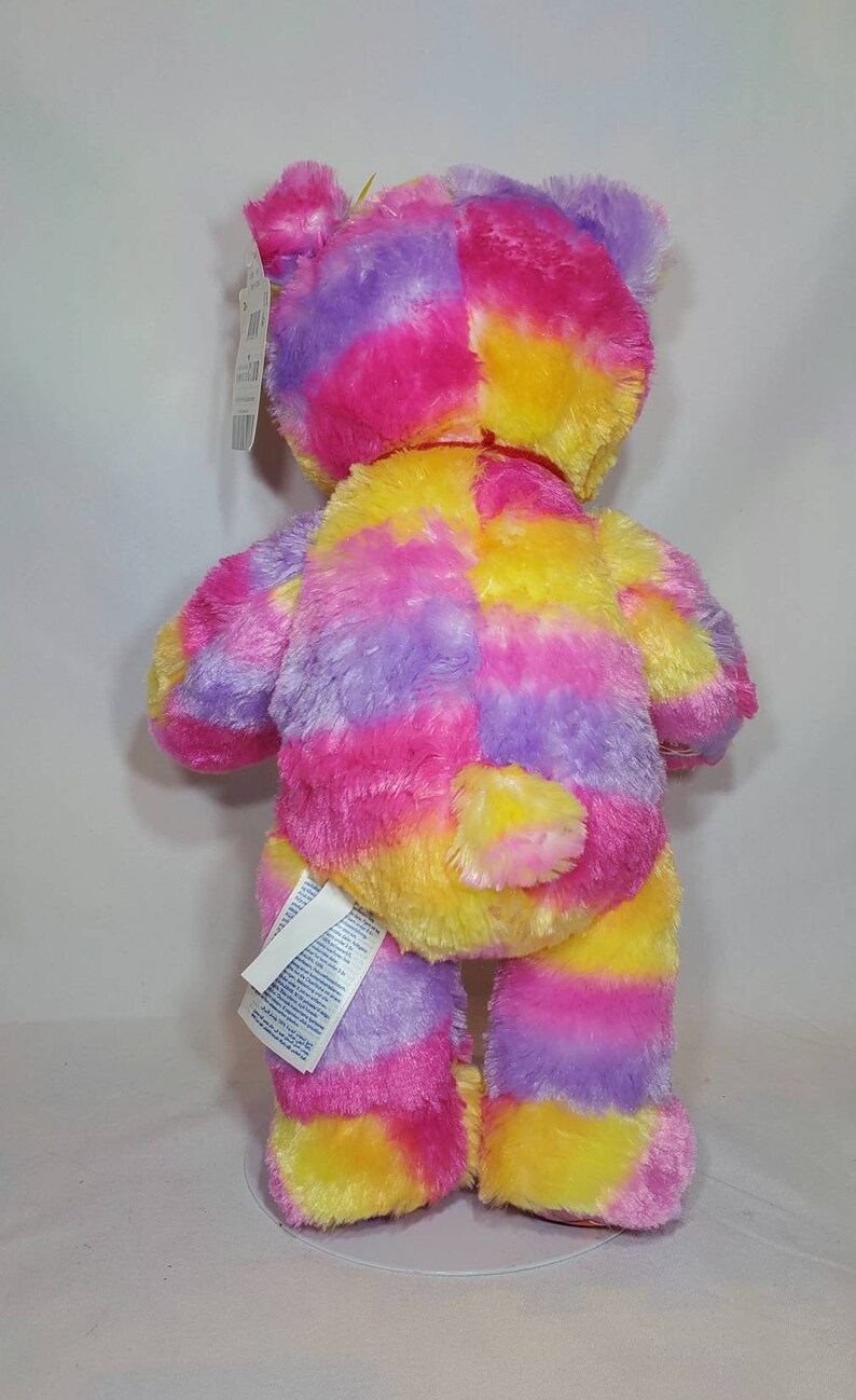 Build A Bear Tropical Popsicle Teddy Tie Dye Rainbow Stuffed - Etsy