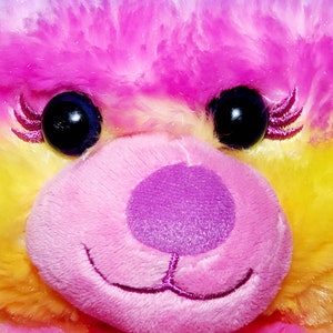 Build A Bear Tropical Popsicle Teddy Tie Dye Rainbow Stuffed Plush B104 ...