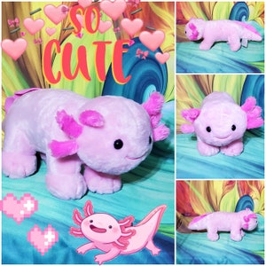 Emo Axolotl Stuffed Animal - Etsy