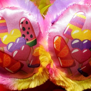 Build A Bear Tropical Popsicle Teddy Tie Dye Rainbow Stuffed Plush B104 ...