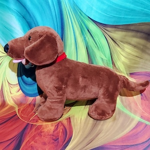 Build a Bear Dachshund Weiner Dog Stuffed Puppy Plush Brown 18" Datsun ...