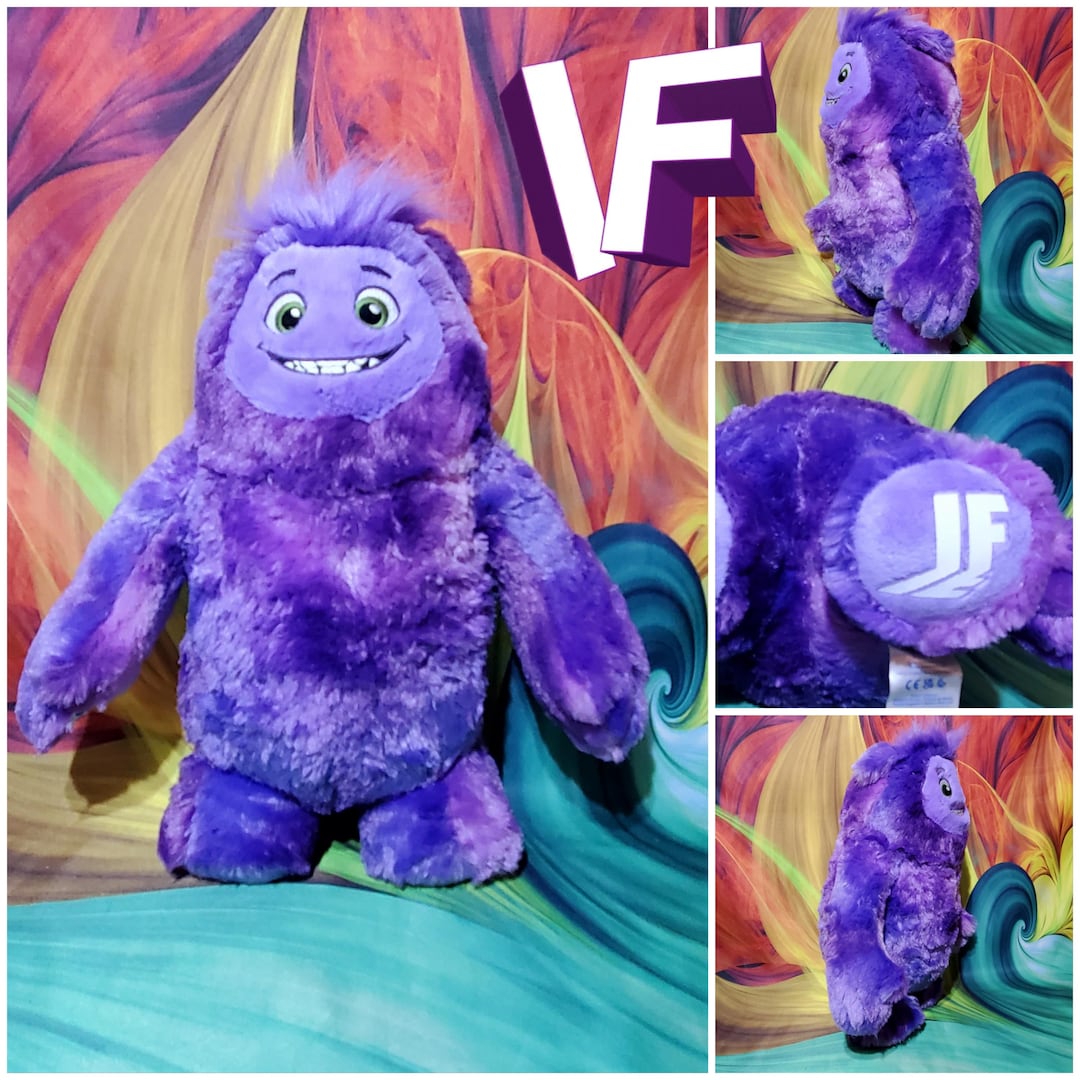 Build A Bear IF Big Purple Monster Imaginary Friends 18" Soft Stuffed ...
