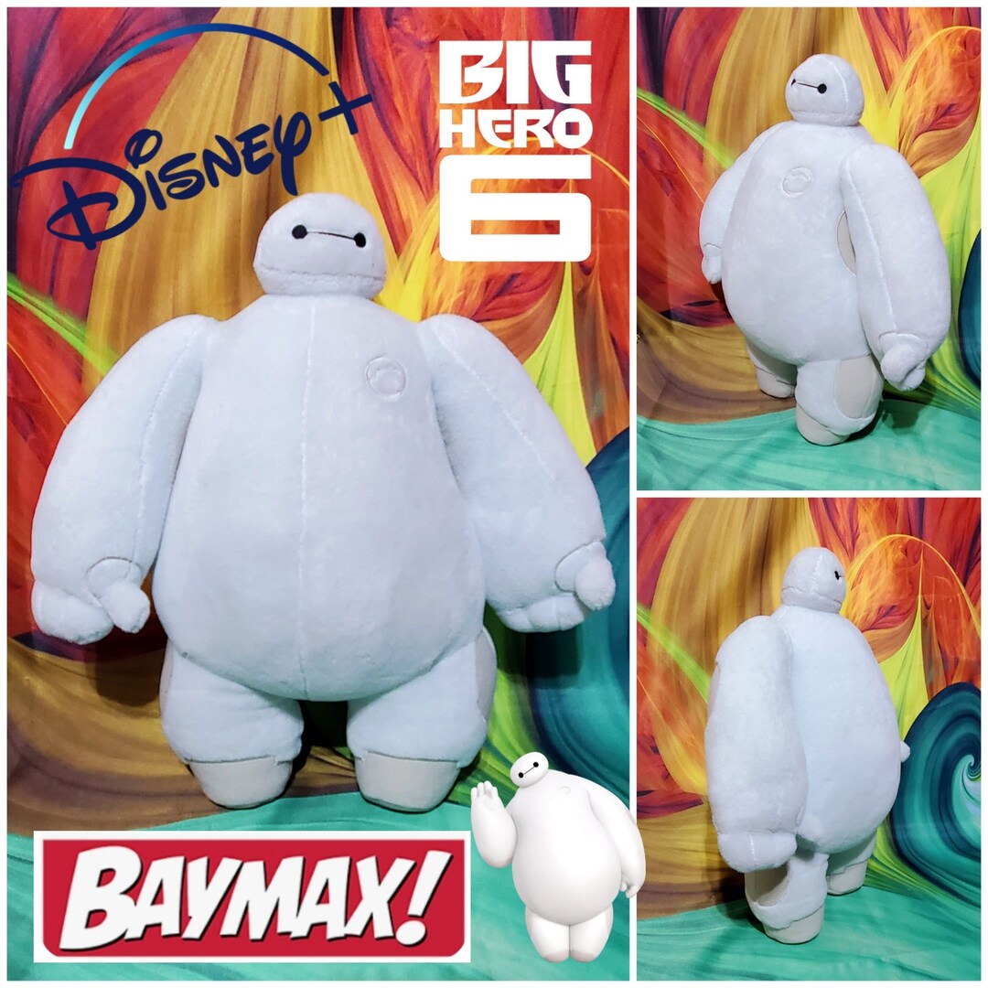 RARE 16 Build a Bear BAYMAX Disney Big Hero 6 White Stuffed Plush BABW ...