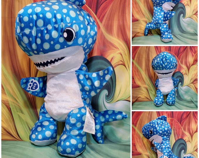 16 Build A Bear Shark Week Plush Blue Spotted BABW 2019 | Etsy