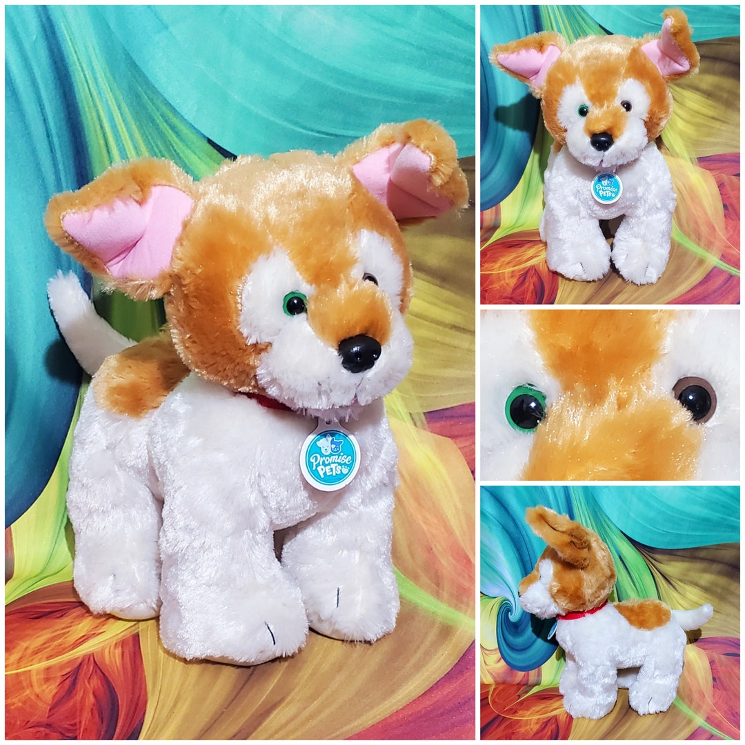 16 Build A Bear Puppy Dog Stuffed Plush Promise Pets Brown White Toy - Etsy