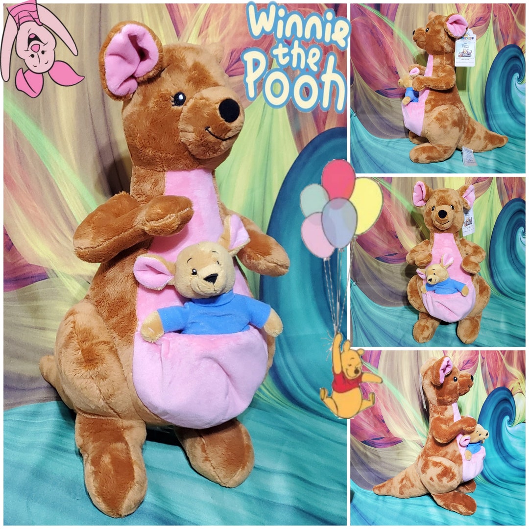 Build A Bear Disney Winnie the Pooh Kanga & Roo Kangaroo 18 Stuffed ...