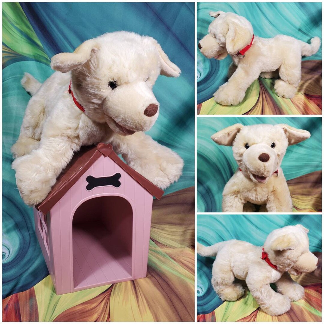 Build A Bear Puppy Dog Beige Cream Tan Golden Retiever Labrador Stuffed ...