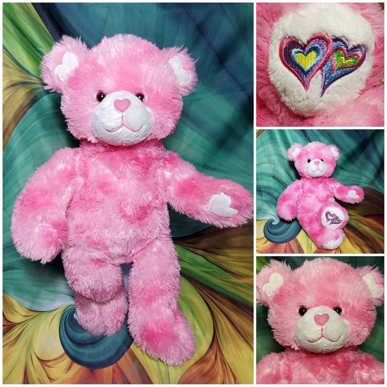 16 Build A Bear Pink Endless Hearts Super Soft Plush - Etsy