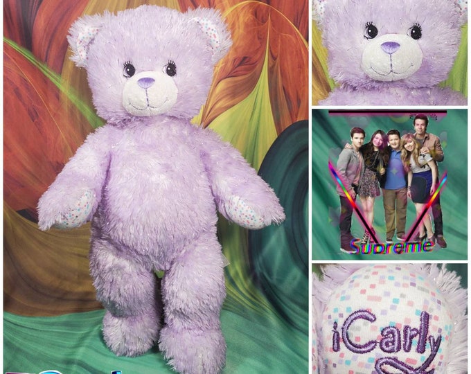 16 Build a Bear Icarly Sparkly Purple Plush BABW Stuffed - Etsy
