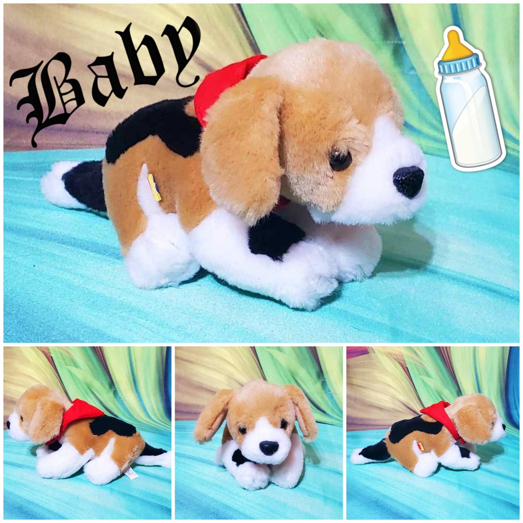 Build A Bear Lil Furry Friend Mini 8” Beagle Baby Puppy Dog Smallfry ...