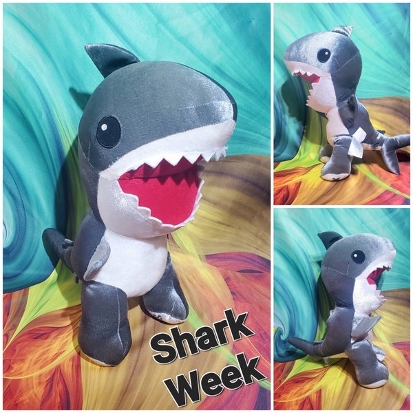 Shark Plush - Etsy