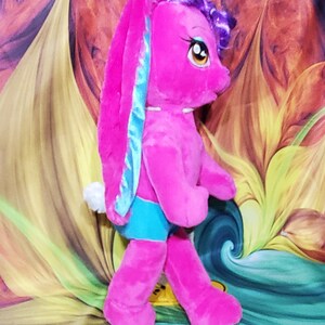 Build A Bear Honey Girls Risa Pink Bunny Rabbit Rock Star 2017 BABW HG ...