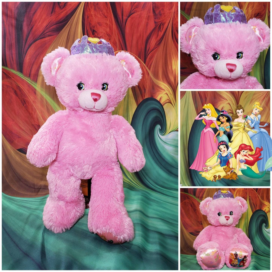 16" Build-a-bear Disney Princess Pink BABW Stuffed Plush Teddy ...